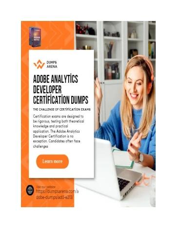 How to Organize Your Study Plan Using Adobe Analytics Developer Certification Dumps