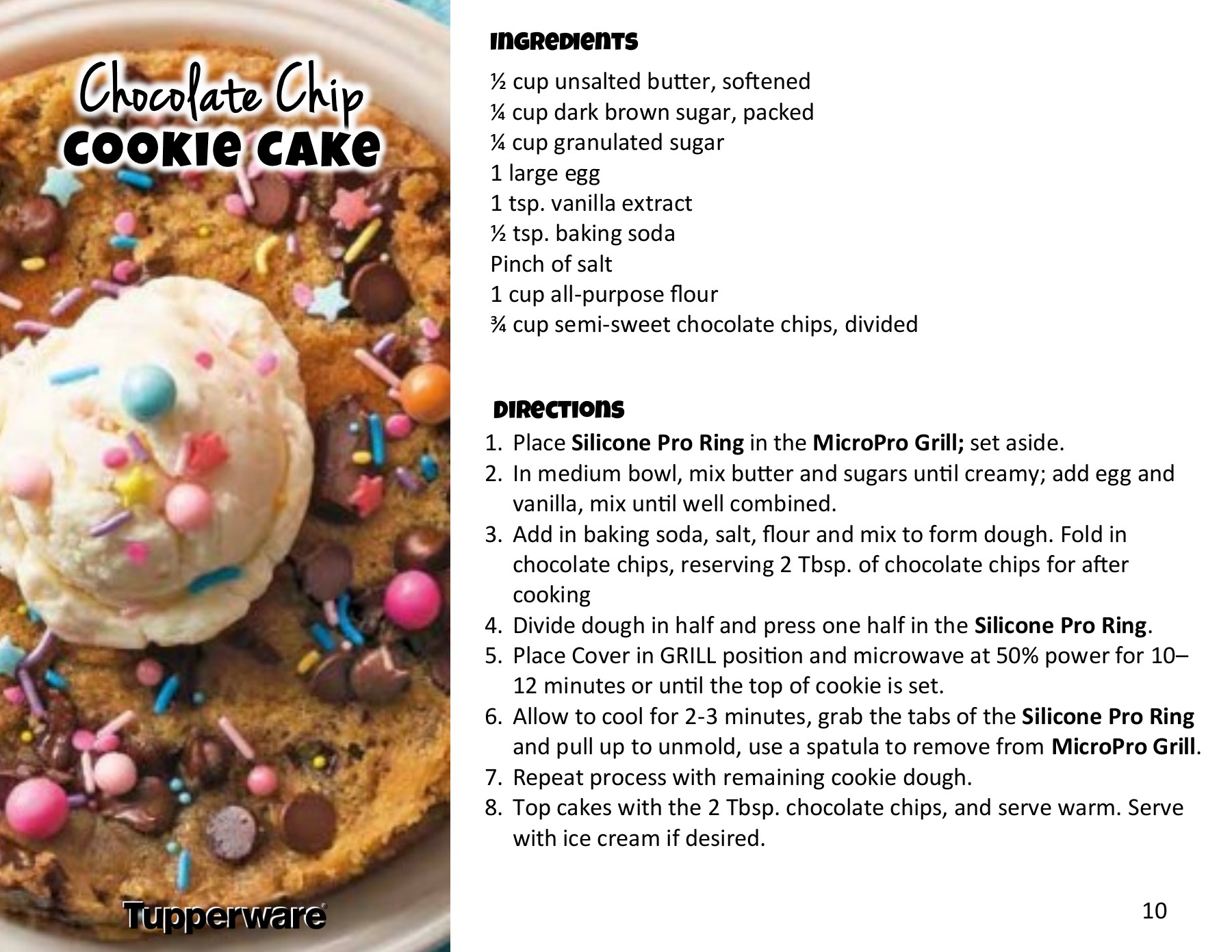 Tupperware Silicone Pro Ring Recipes - Mary's Tupperware Emporium ...