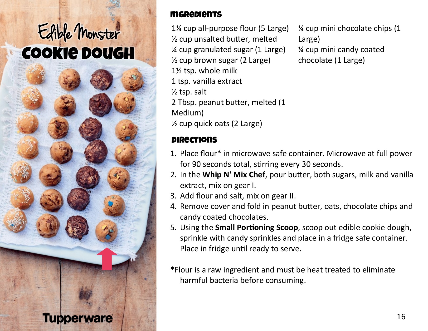 Tupperware Portioning Scoop Recipes - Mary's Tupperware Emporium - Page ...