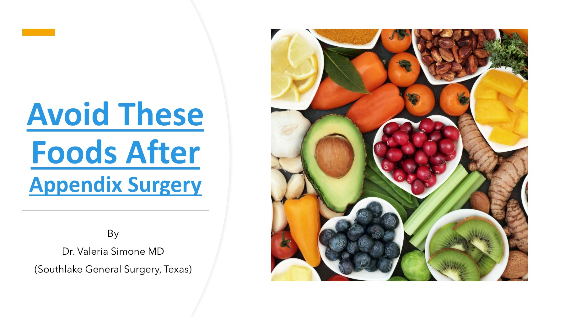 Avoid These Foods After Appendix Surgery - Southlake General Surgery ...