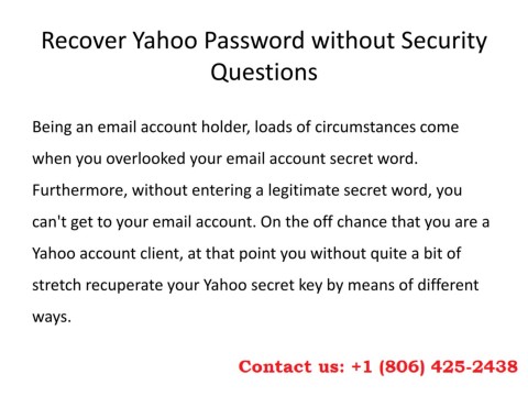 Yahoo Account Recovery Process - johnssmith925 - Page 2 | Flip PDF Online | PubHTML5