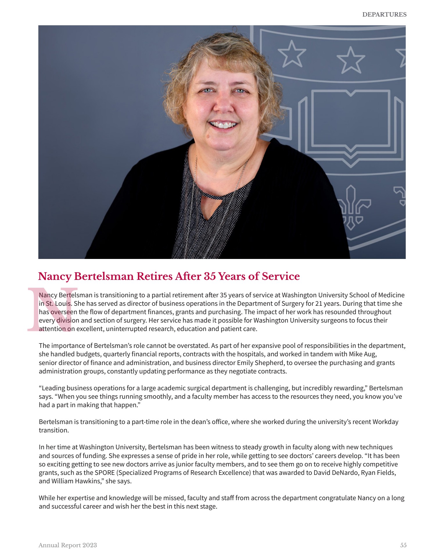 Department of Surgery Annual Report 2023 - Washington University ...