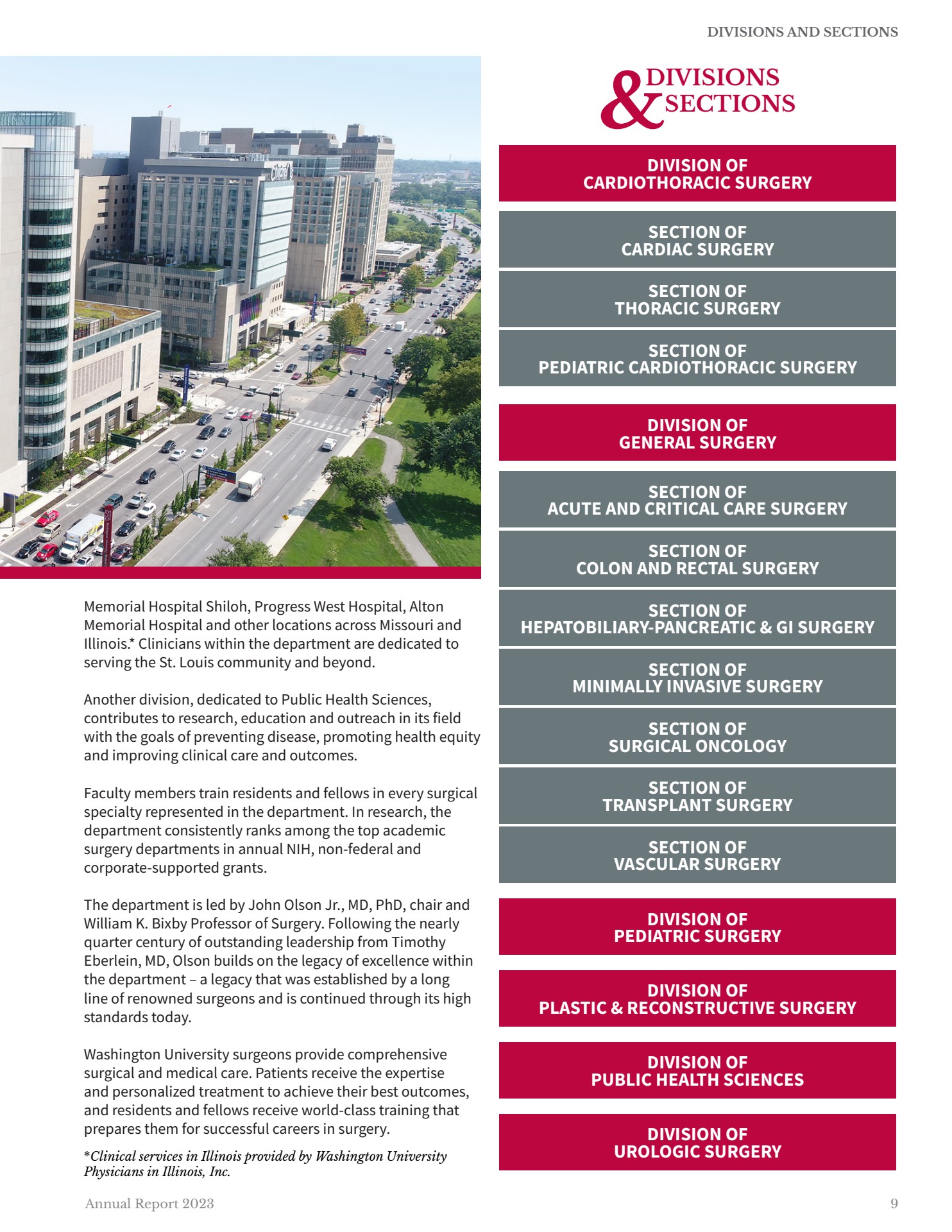 Department of Surgery Annual Report 2023 - Washington University ...