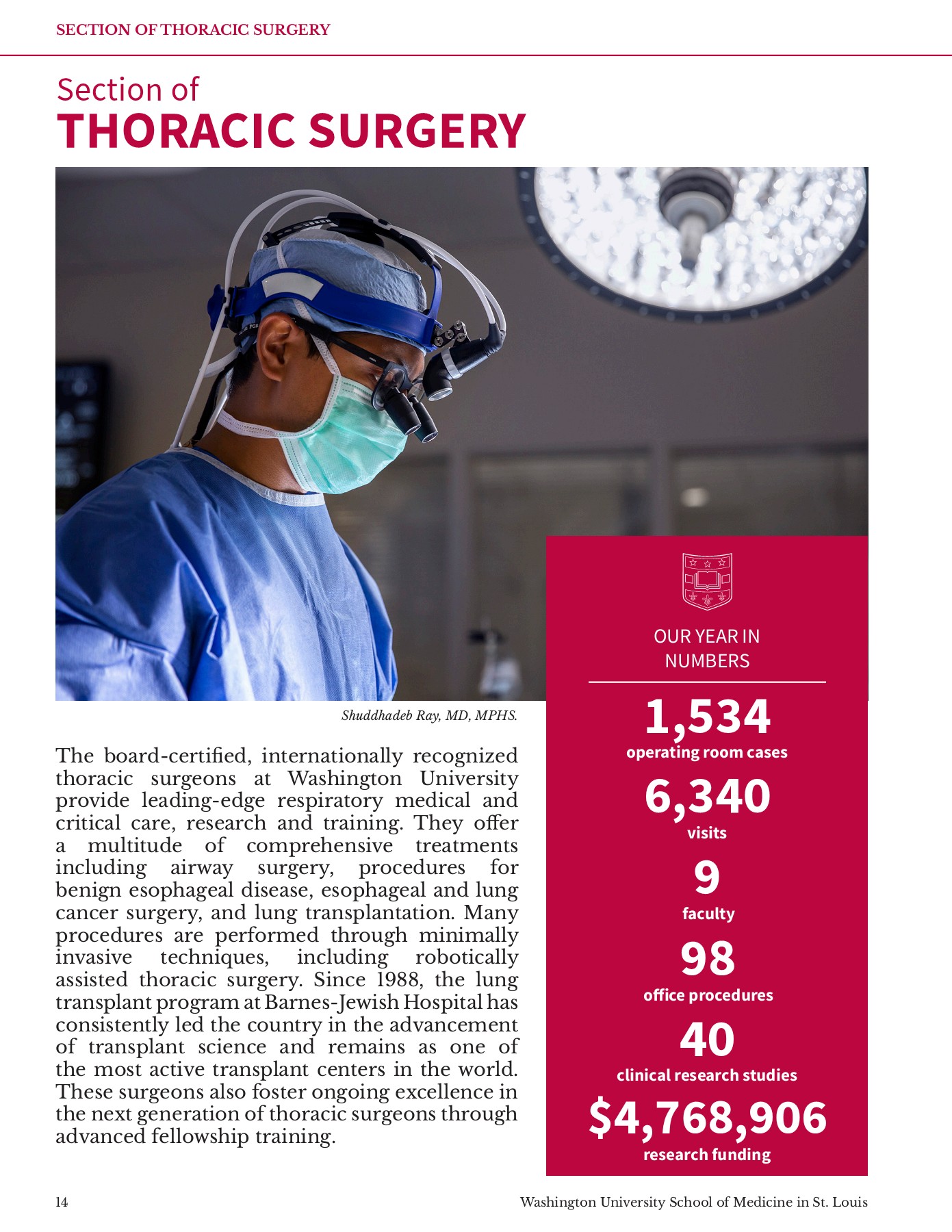 DoS Annual Report 2022 - Washington University - Department of Surgery ...