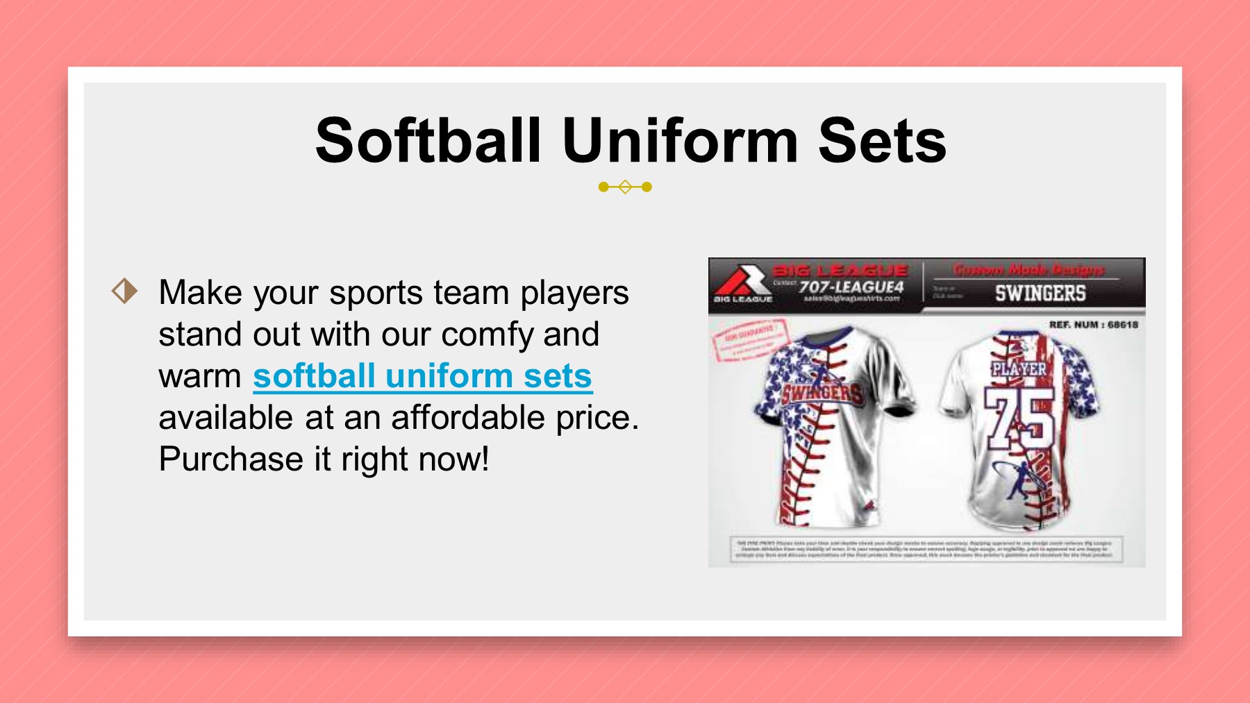 Softball Uniform Sets - Big League Shirts - Page 1 - 4 | Flip PDF ...