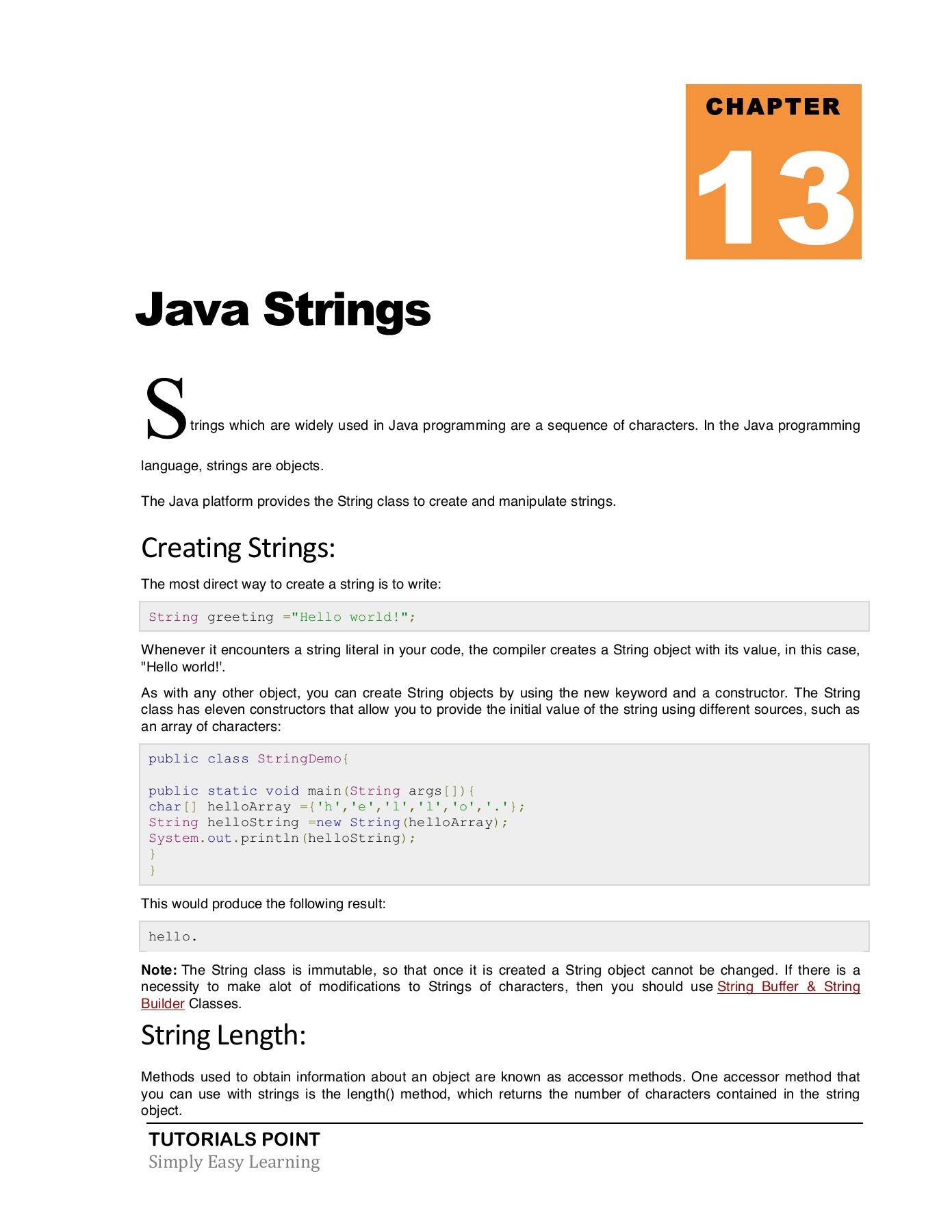 Java Tutorial - theselimkw - Page 103 | Flip PDF Online | PubHTML5