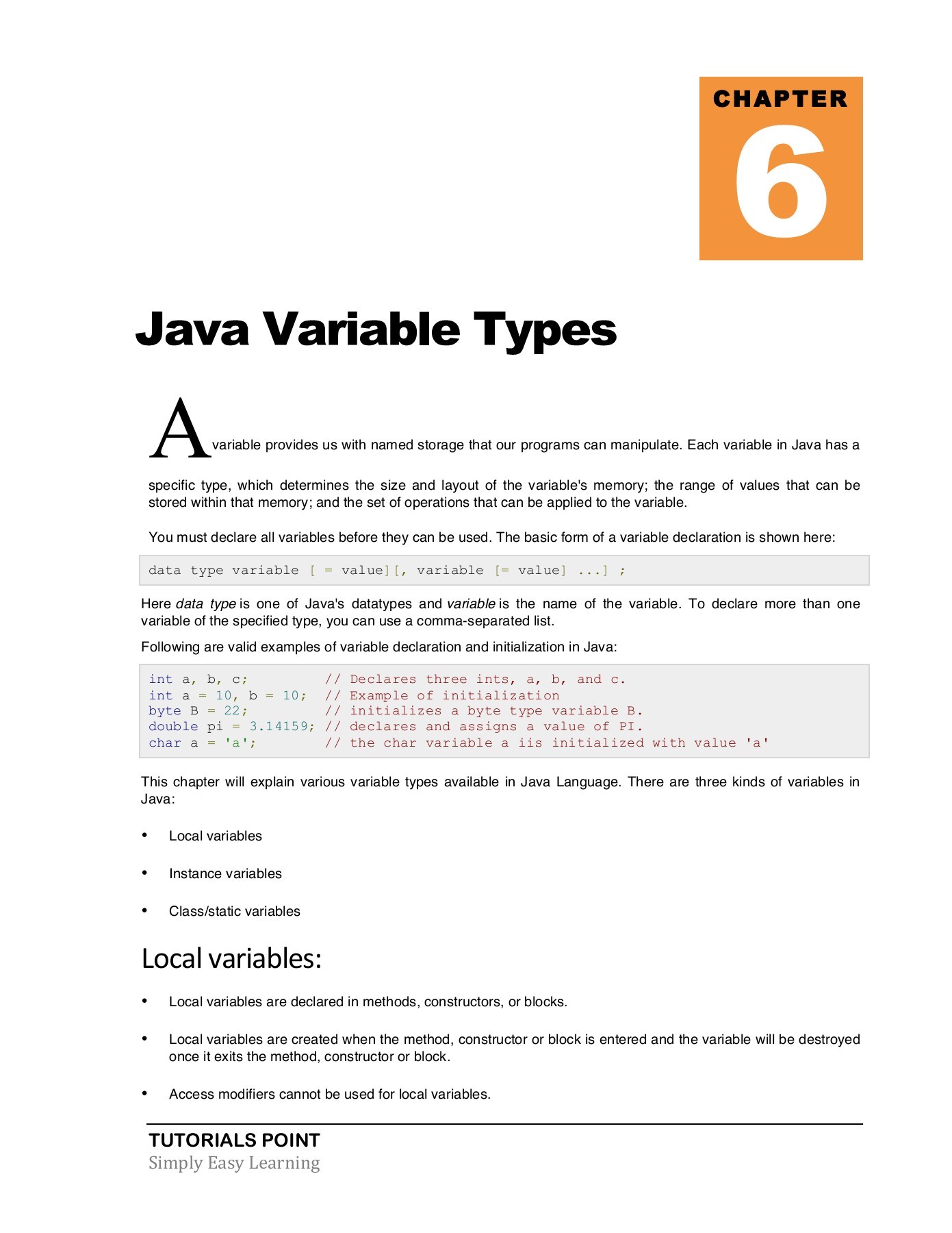 Java Tutorial - theselimkw - Page 38 | Flip PDF Online | PubHTML5