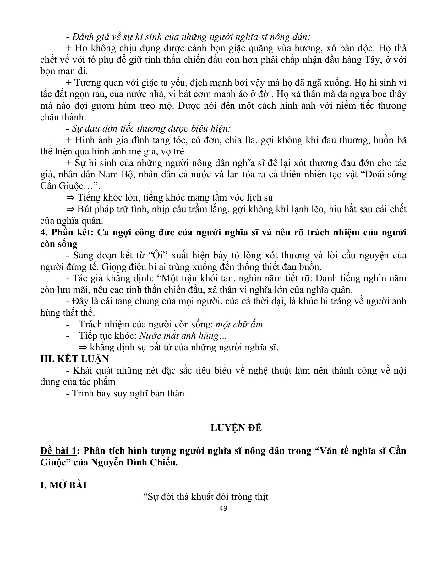 CÁC ĐỀ VĂN HỌC TRUNG ĐẠI - Nguyễn Thị Vân Trường THPT Hiệp Hòa 1 ...