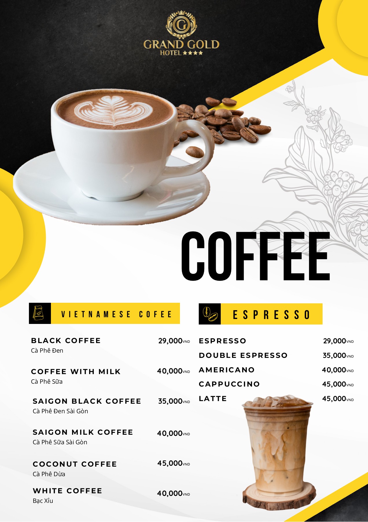 Grand Gold Menu - Đá Kiến Trúc - Page 1 - 8 | Flip PDF Online | PubHTML5