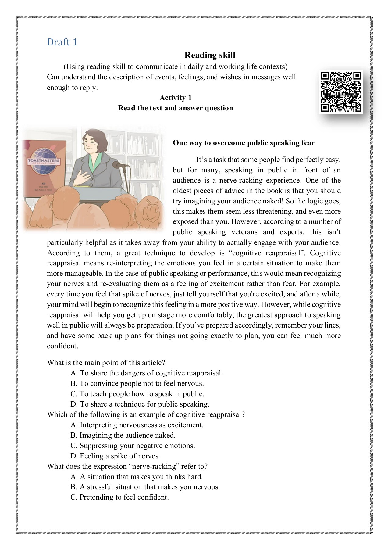 Draft-1-reading-skill - Nisreen Manothong - Page 1 - 7 | Flip PDF ...