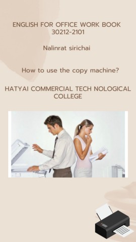 How to using copy machine - prima_ann - Page 1 | Flip PDF Online | PubHTML5