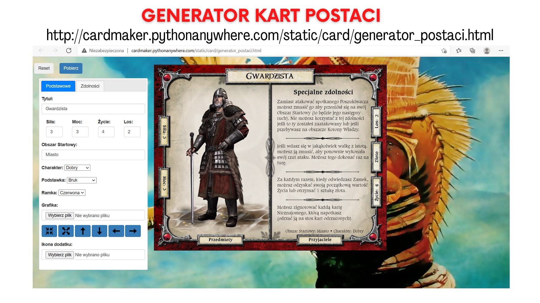 Generator kart postaci - agalinde12 - Strony 1 - 9 | Przerzucanie PDF Online | PubHTML5