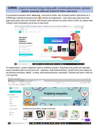 Instrukcja CANVY - agalinde12 - Strony 1 - 16 | Przerzucanie PDF Online | PubHTML5