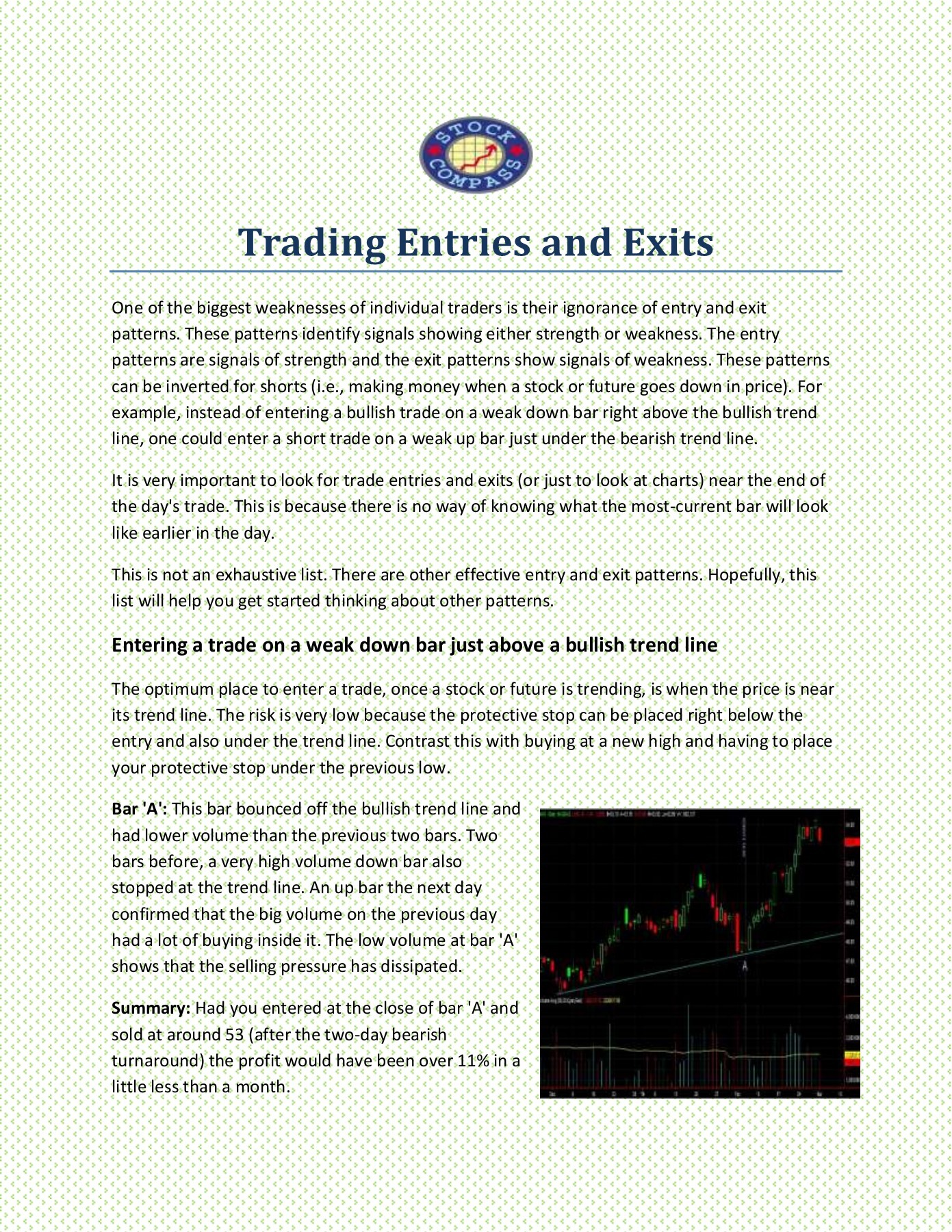 Trading Entries and Exits - stockcompass - Page 1 - 2 | Flip PDF Online | PubHTML5