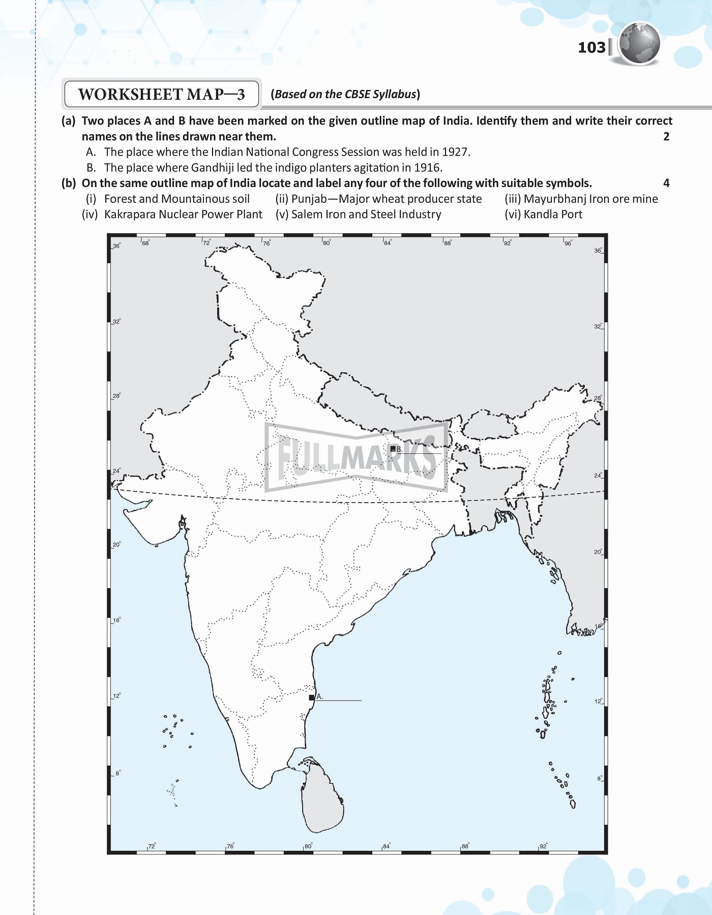 Active Map Practice Book Class (Geography History) Full, 43% OFF