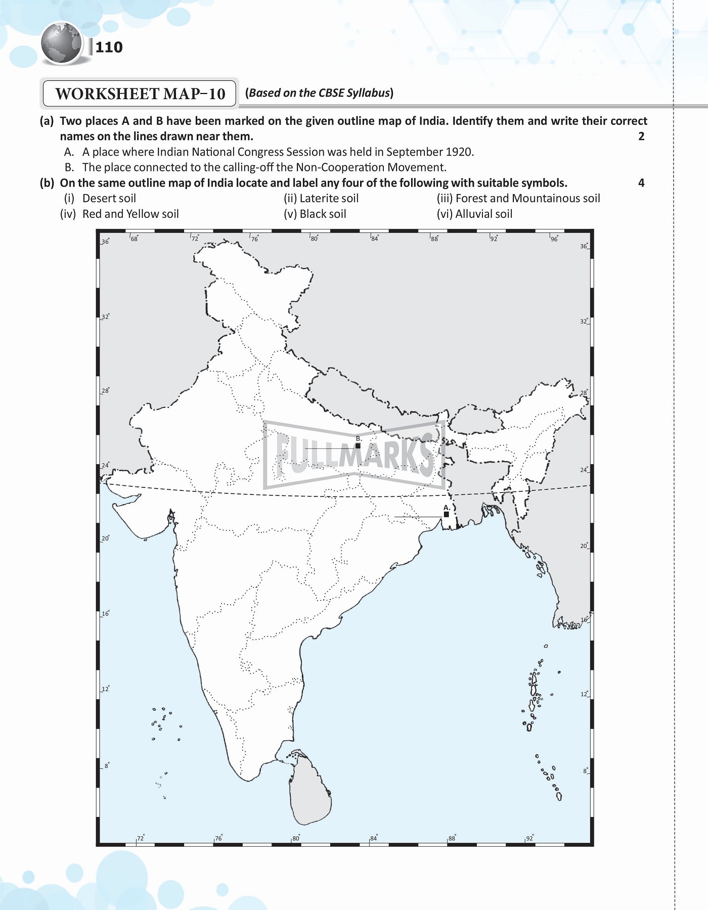 Active Map Practice Book Class 10 (Geography & History) - Full Marks Pvt Ltd - Page 42 | Flip ...