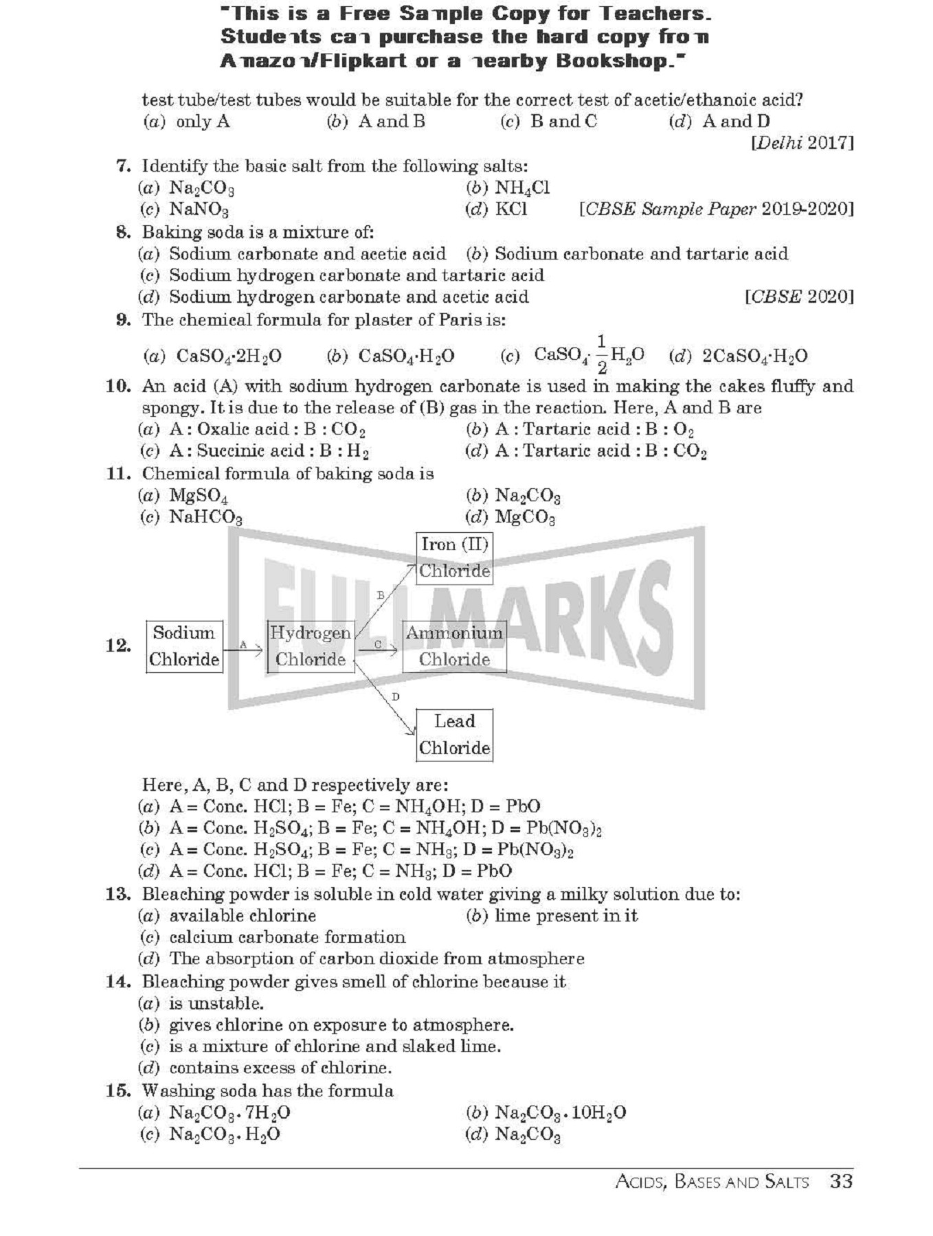 Examguru Science Question Bank With Sample Papers Term-1 (As Per The ...