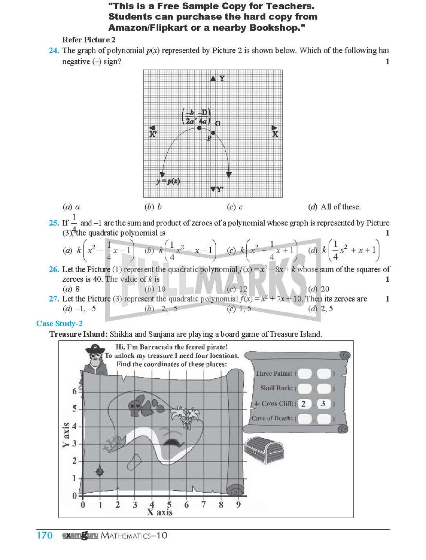 Examguru Mathematics (Standard) Question Bank With Sample Papers Term-1 ...