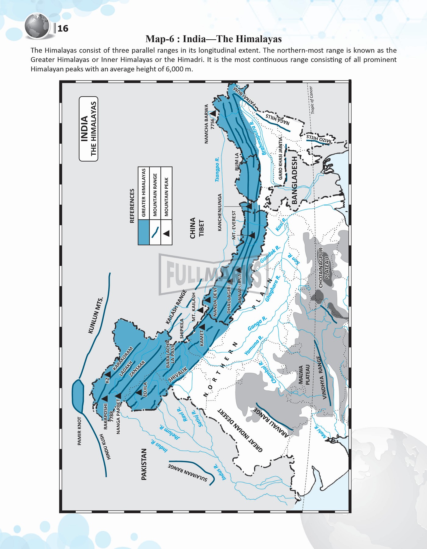 Active Map Practice Book Class 9 (Geography & History) - Full Marks Pvt ...