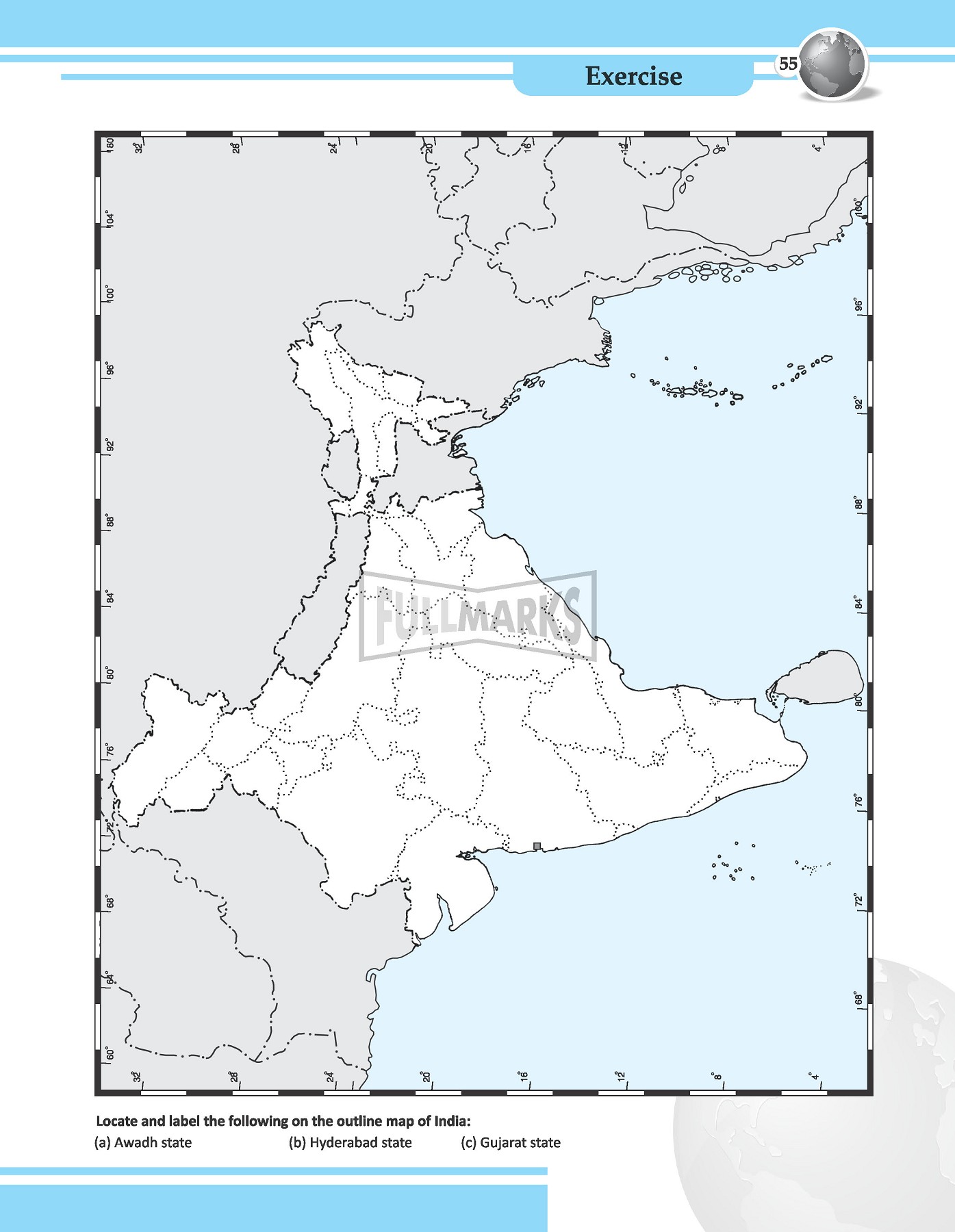 Active Map Practice Book Class 7 (Geography & History) - Full Marks Pvt Ltd - Page 57 | Flip PDF ...