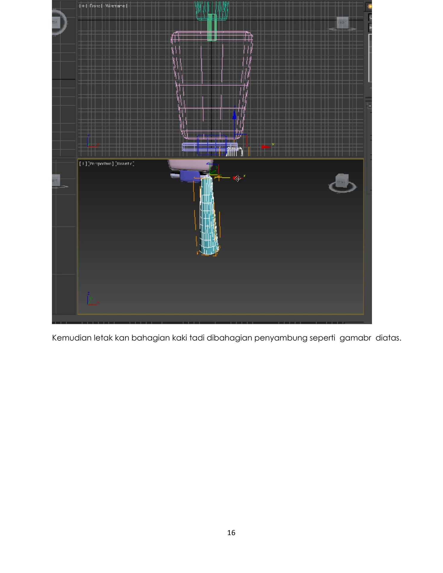 MODUL 3DS MAX (MODELLING, RIGGING, SKINNING) - Farhanah Ismail - Muka ...