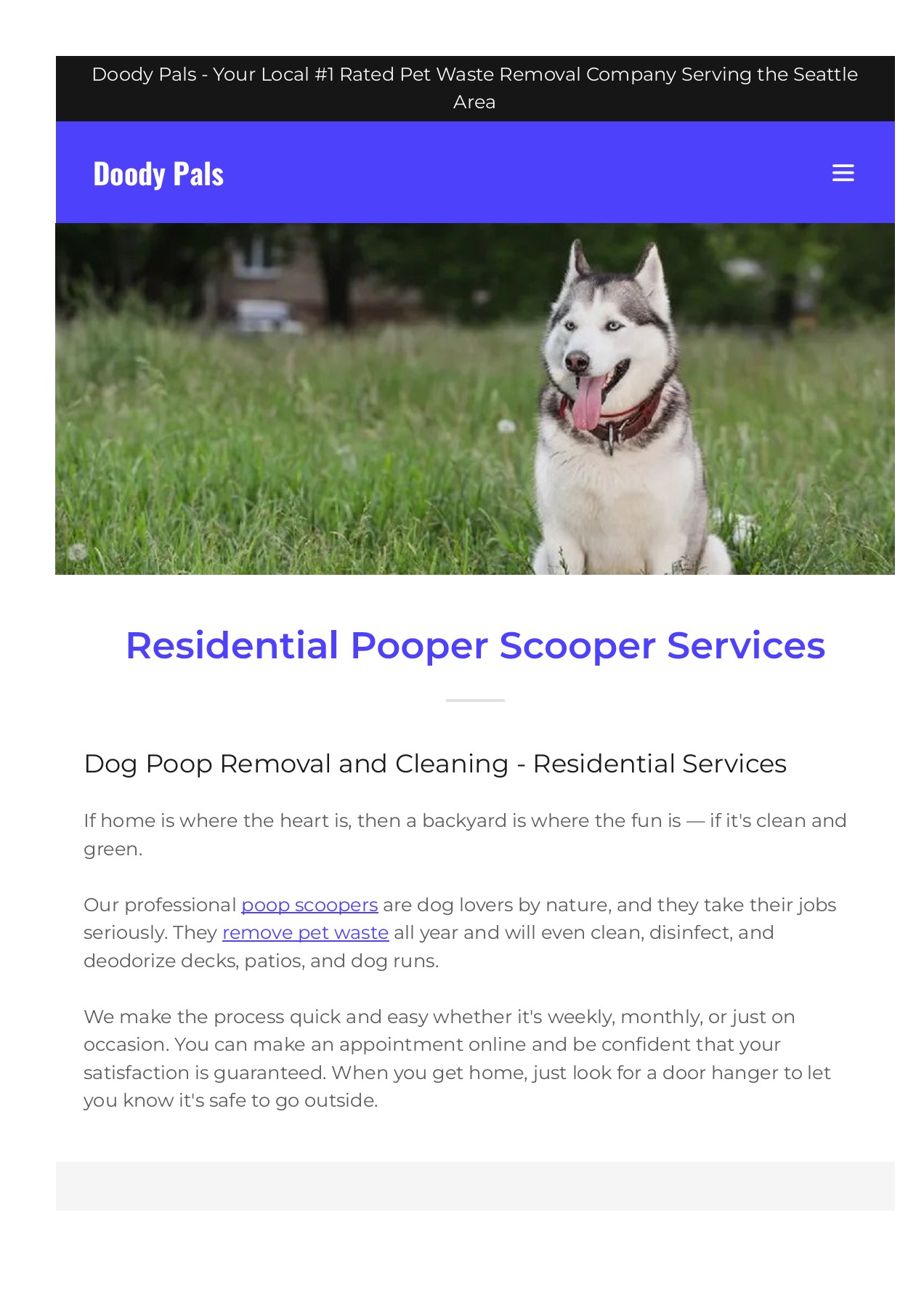 Dog Poop Service - Poop Scoop Company - Page 1 - 4 | Flip PDF Online ...