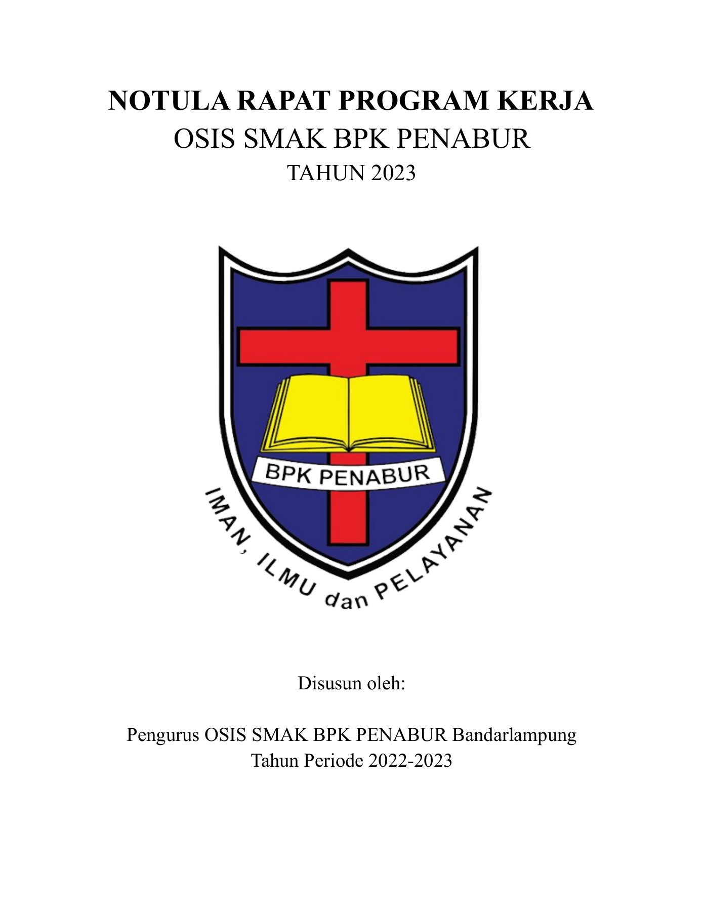 Notulen Rapat Program Kerja OSIS 2023 - Priscilla Effendi - Page 1 ...