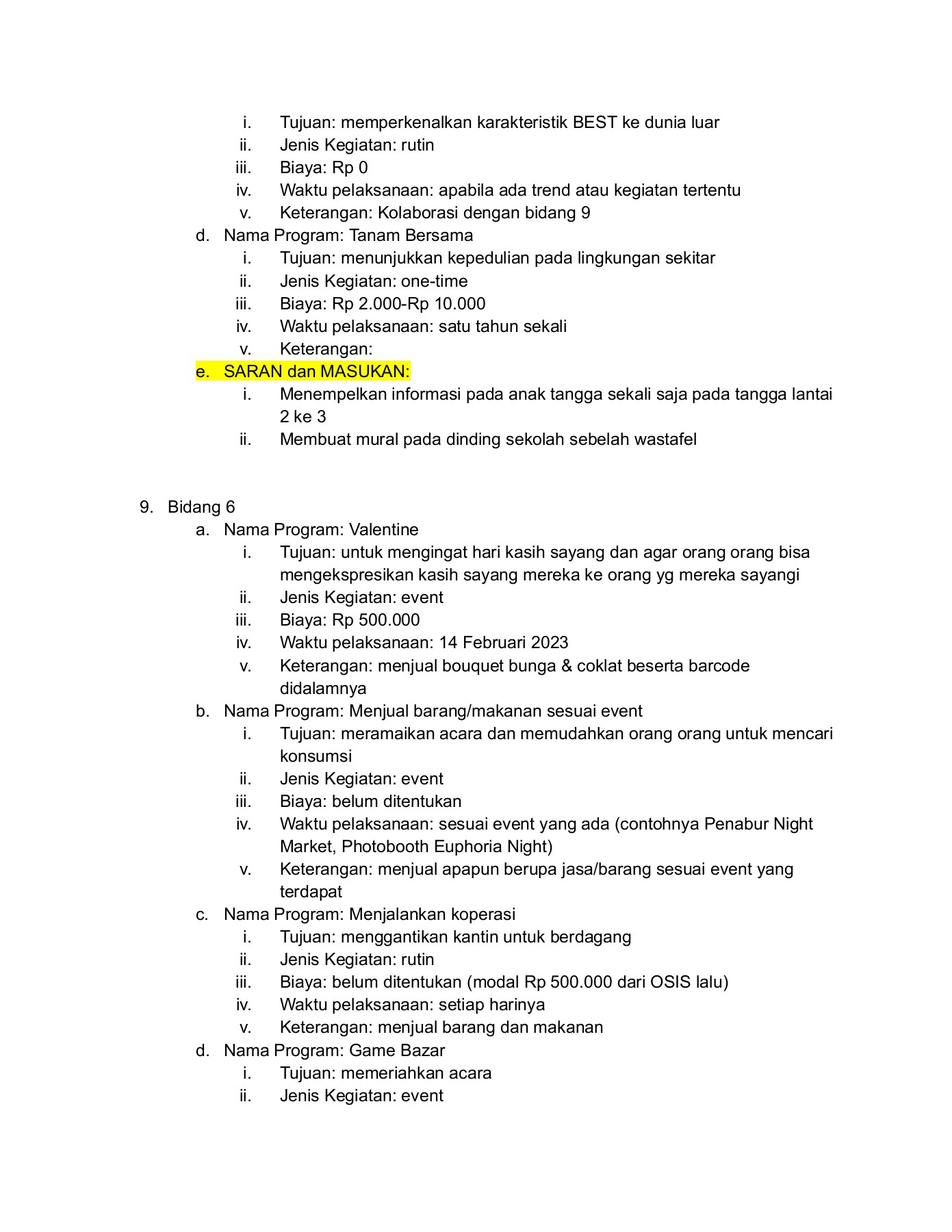 Notulen Rapat Program Kerja OSIS 2023 - Priscilla Effendi - Page 11 ...