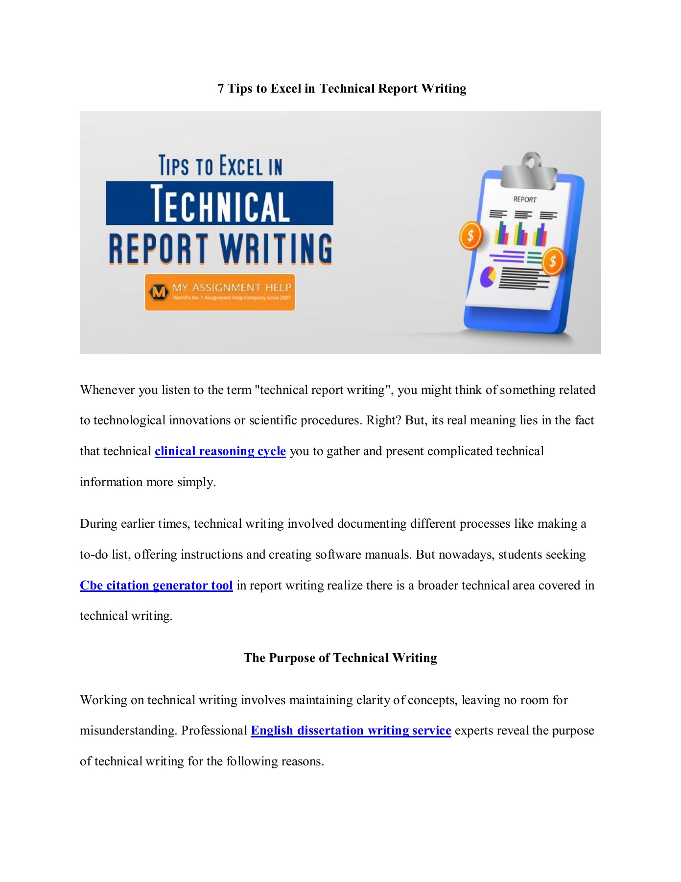 7 Tips to Excel in Technical Report Writing - Alvin Louis - Page 1 - 4 ...