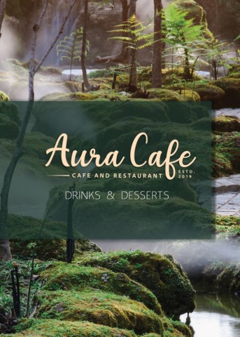 MENU Drink & Dessert AURACAFE