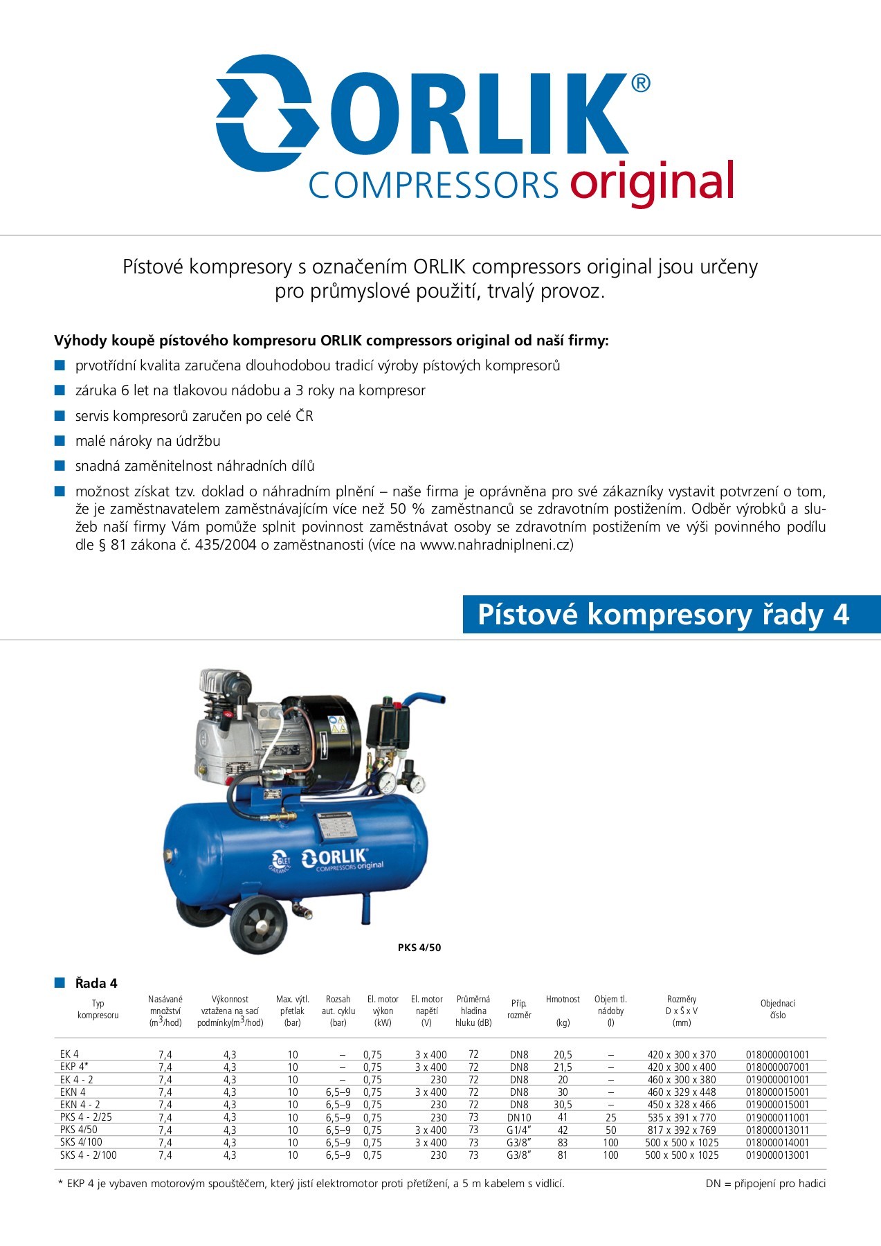 Orlik_pístové_kompresory_orlík - admin - Stránka 2 | Překlopení PDF ...