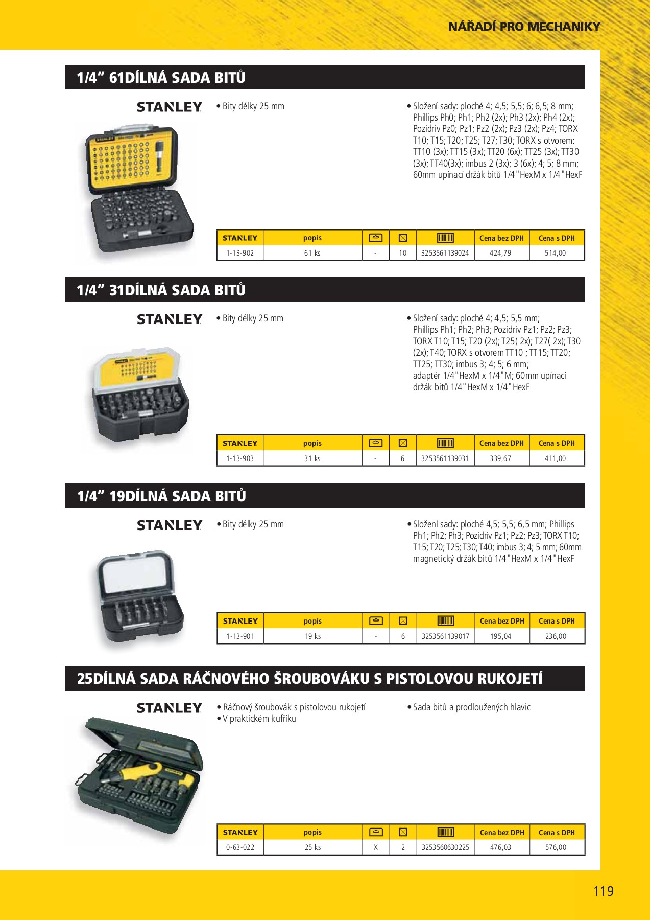 Katalog_STANLEY_ - admin - Stránka 121 | Překlopení PDF online | PubHTML5