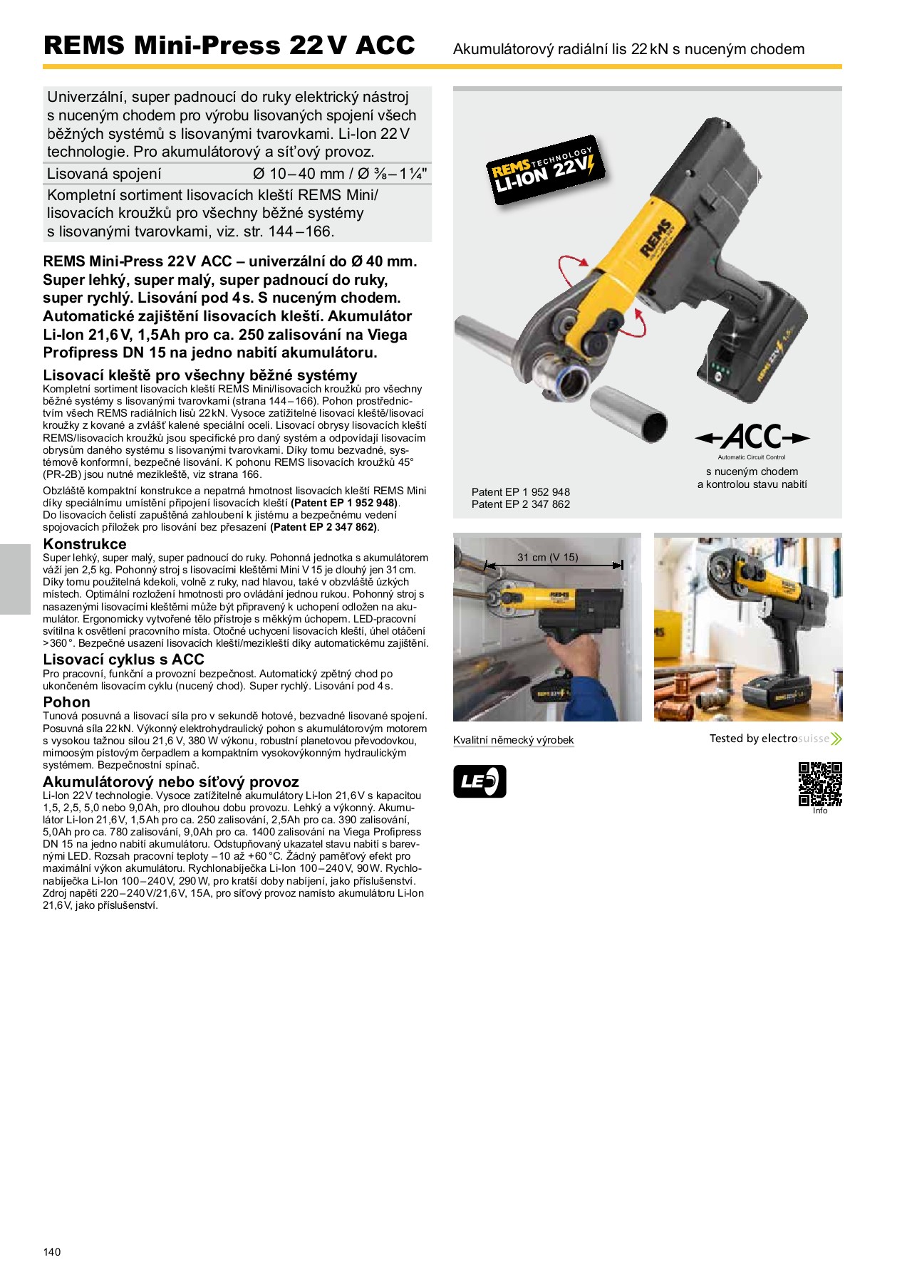 REMS Katalog 2021 - admin - Stránka 140 | Překlopení PDF online | PubHTML5