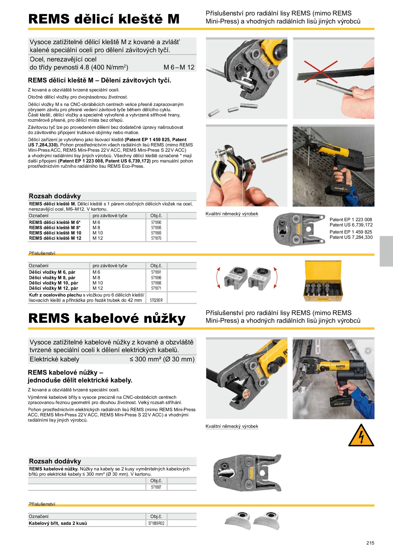 REMS Katalog 2021 - admin - Stránka 215 | Překlopení PDF online | PubHTML5
