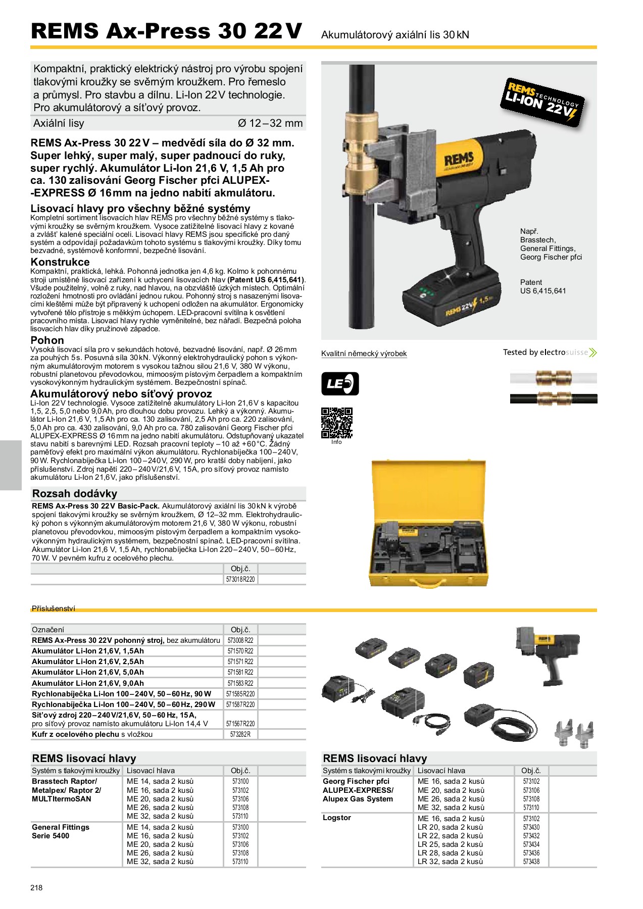 REMS Katalog 2021 - admin - Stránka 218 | Překlopení PDF online | PubHTML5