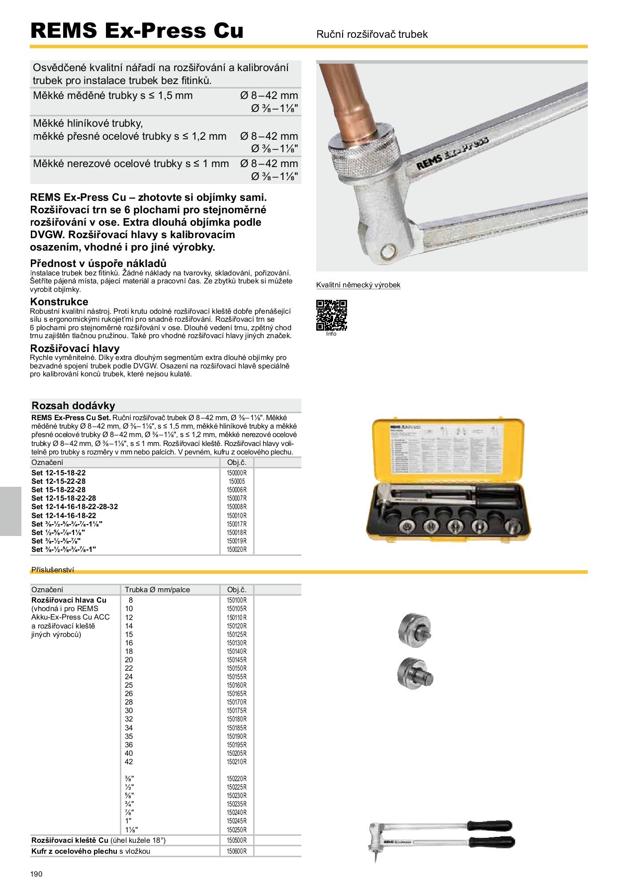 REMS Katalog 2019 CZEoP - Stand 2018-10-15 - admin - Stránka 190 | Překlopení PDF online | PubHTML5