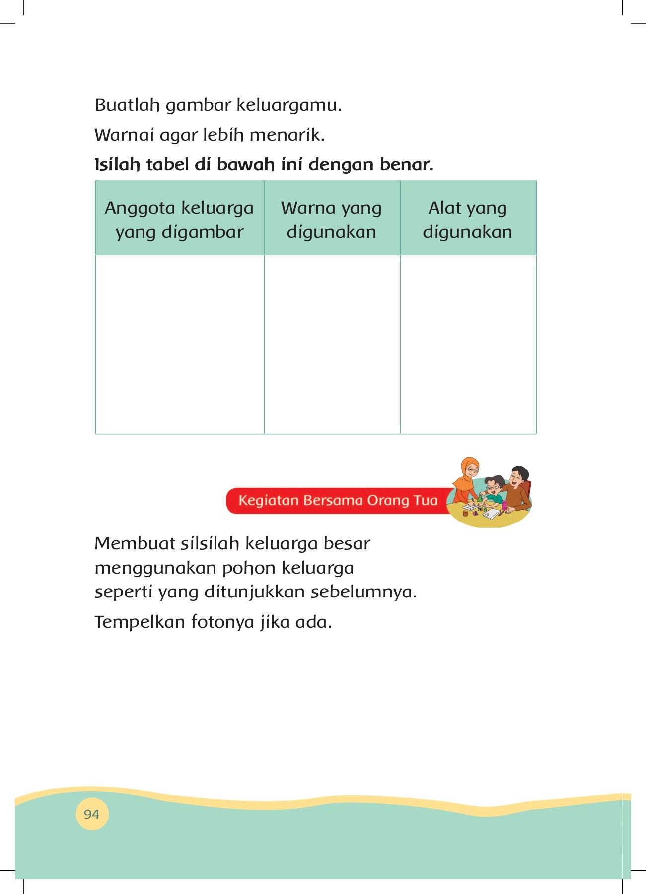 Kelas I Buku Tema 4 BS - Yuni Wianti - Halaman 100 | PDF Online | PubHTML5