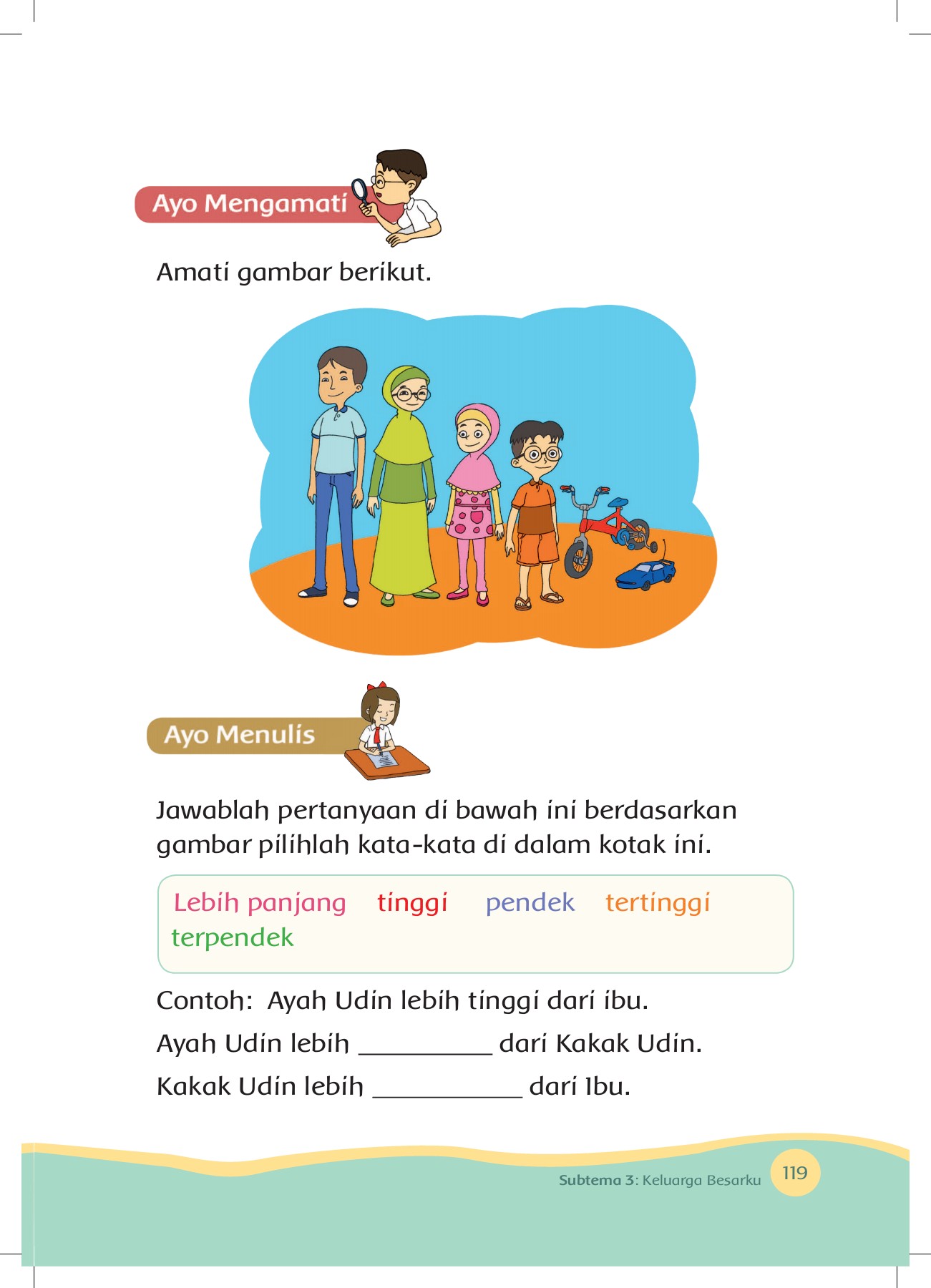 Kelas I Buku Tema 4 BS - Yuni Wianti - Halaman 125 | PDF Online | PubHTML5