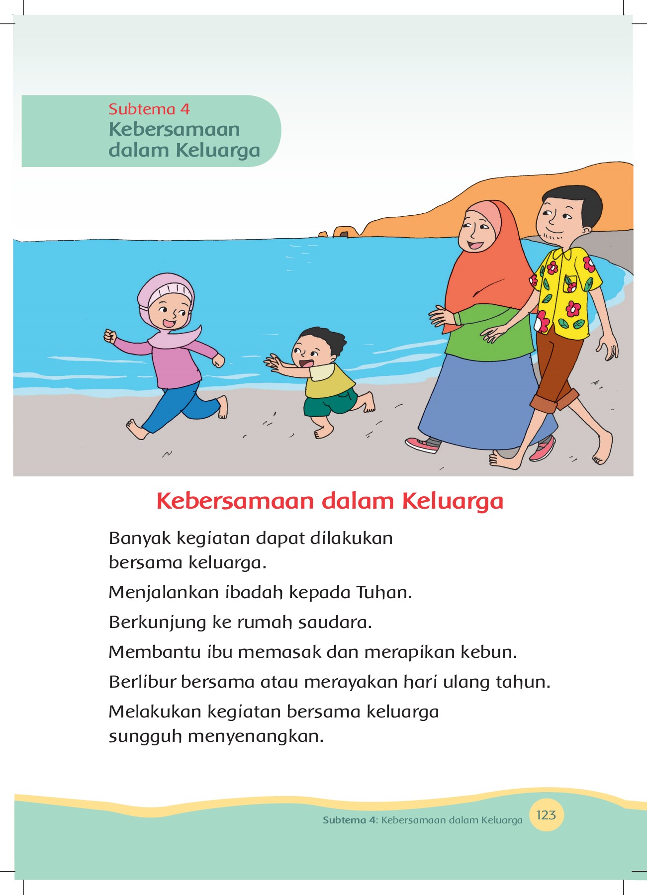 Kelas I Buku Tema 4 BS - Yuni Wianti - Halaman 129 | PDF Online | PubHTML5