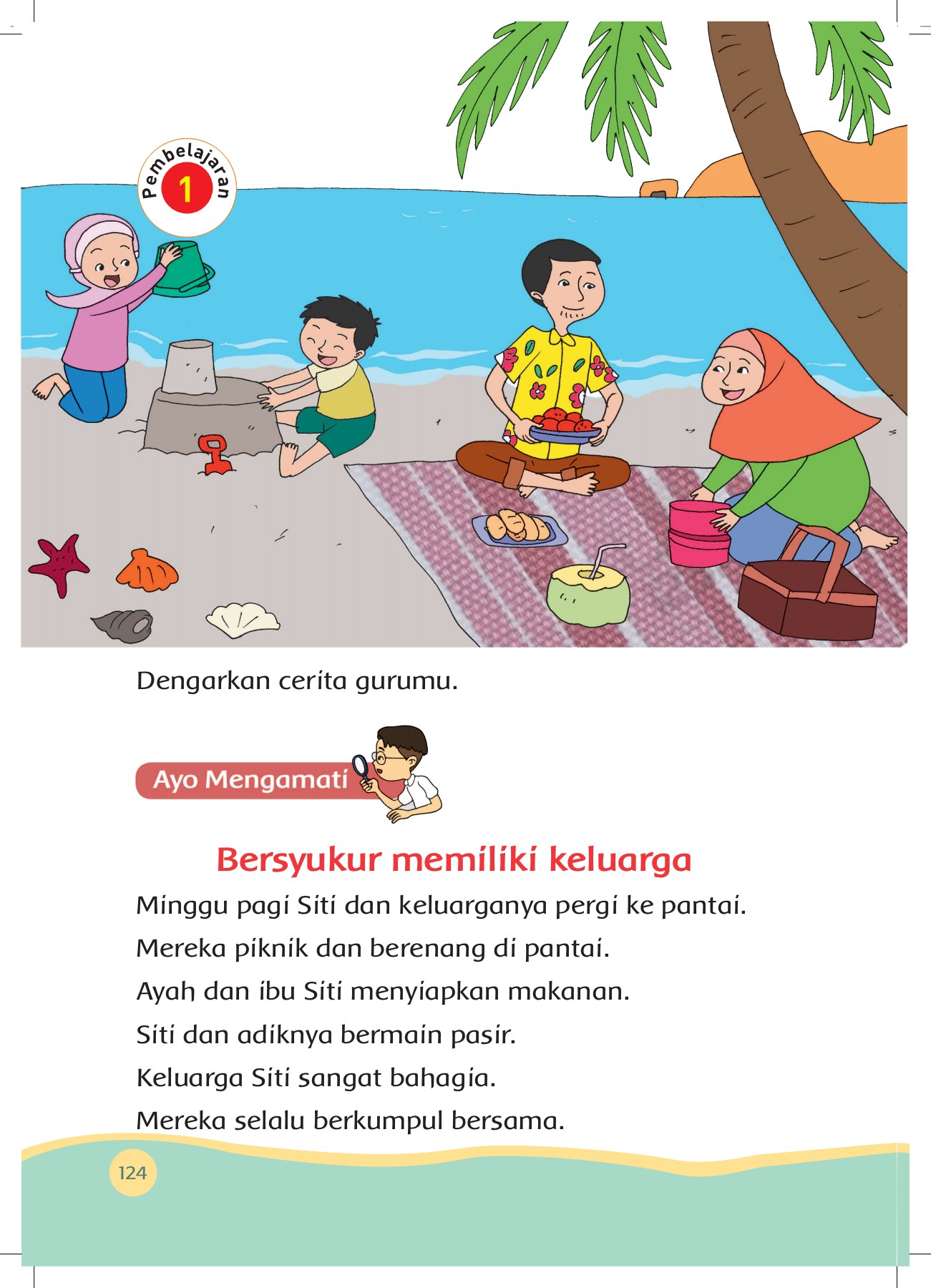 Kelas I Buku Tema 4 BS - Yuni Wianti - Halaman 130 | PDF Online | PubHTML5