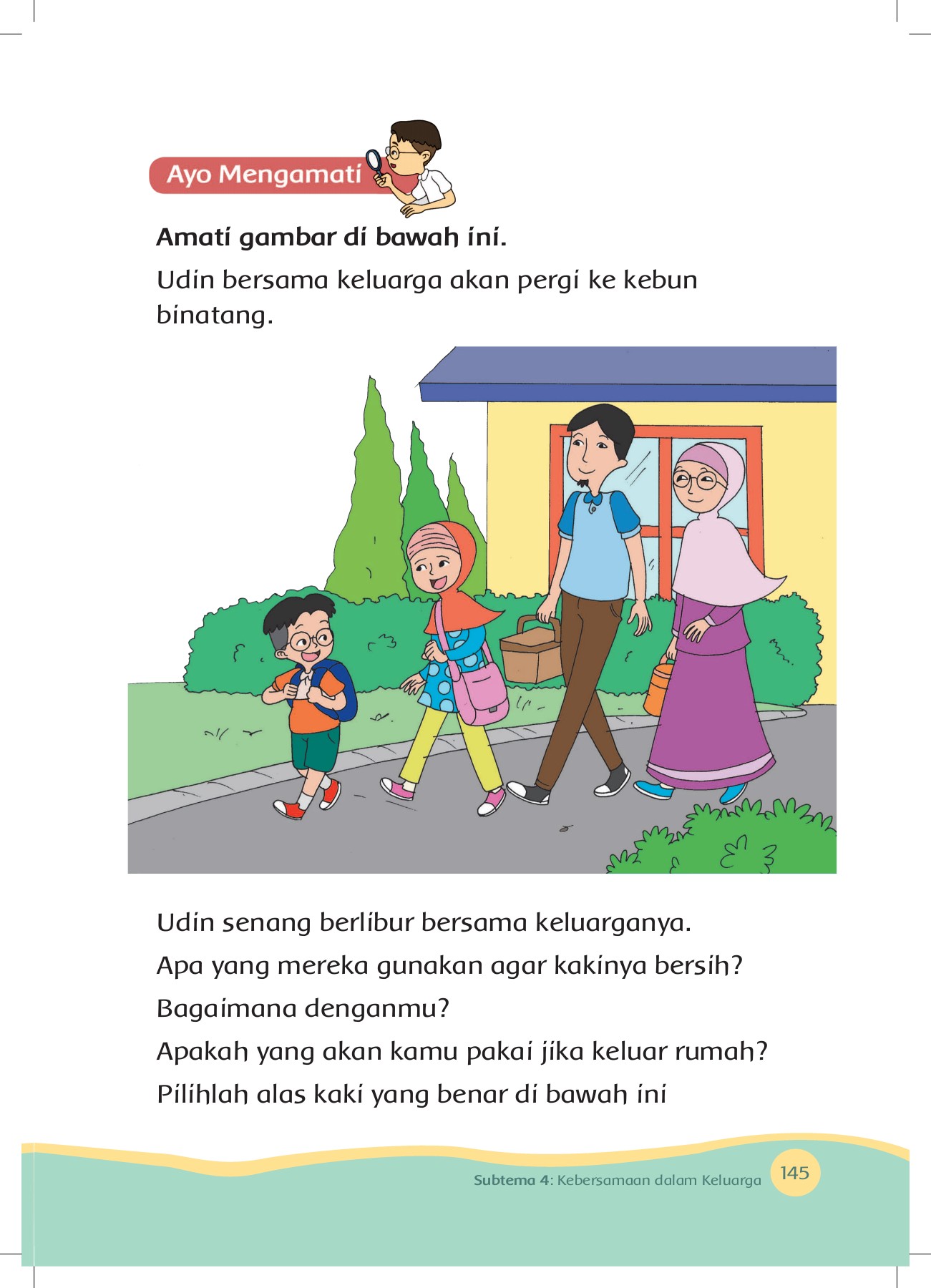 Kelas I Buku Tema 4 BS - Yuni Wianti - Halaman 151 | PDF Online | PubHTML5