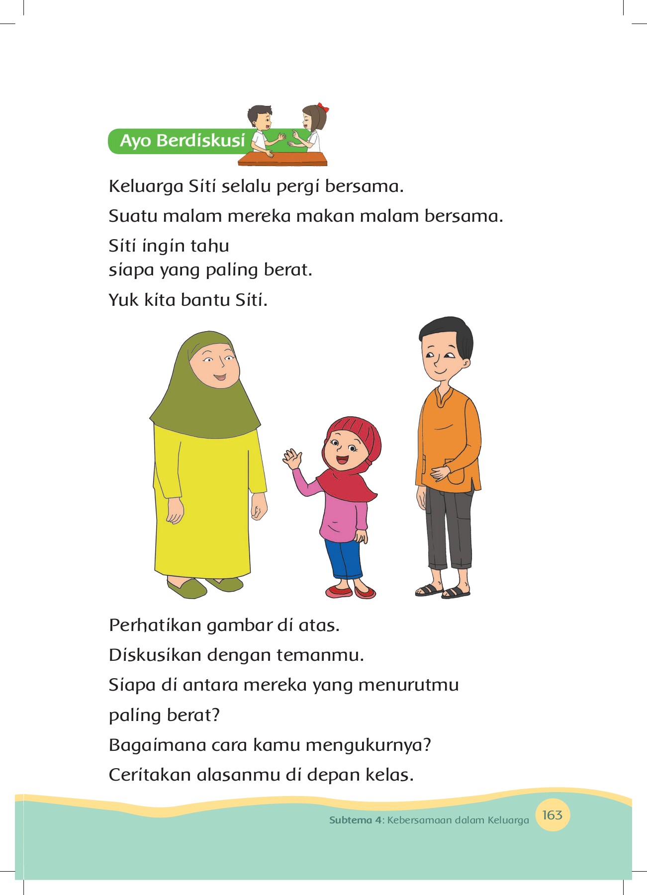 Kelas I Buku Tema 4 BS - Yuni Wianti - Halaman 169 | PDF Online | PubHTML5