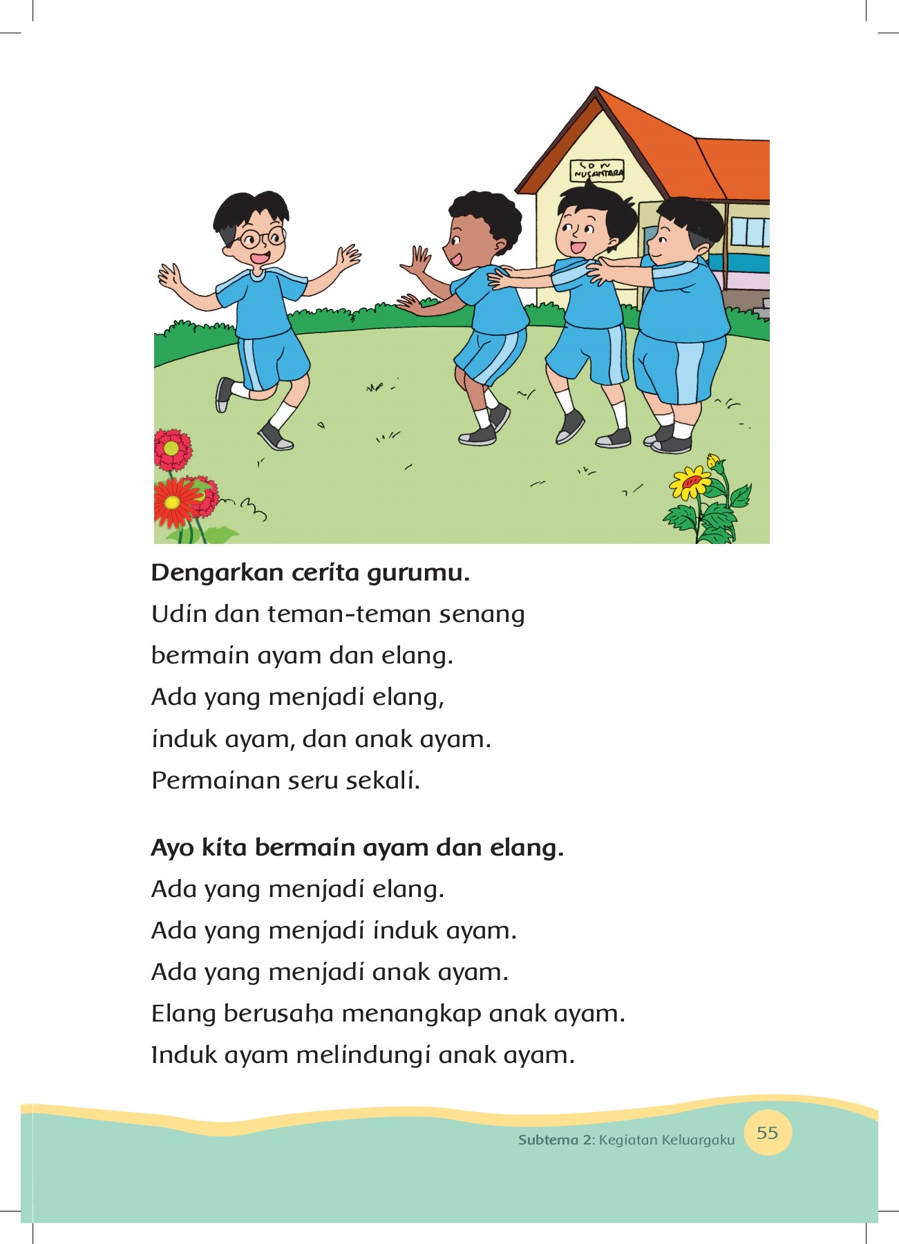 Kelas I Buku Tema 4 BS - Yuni Wianti - Halaman 61 | PDF Online | PubHTML5