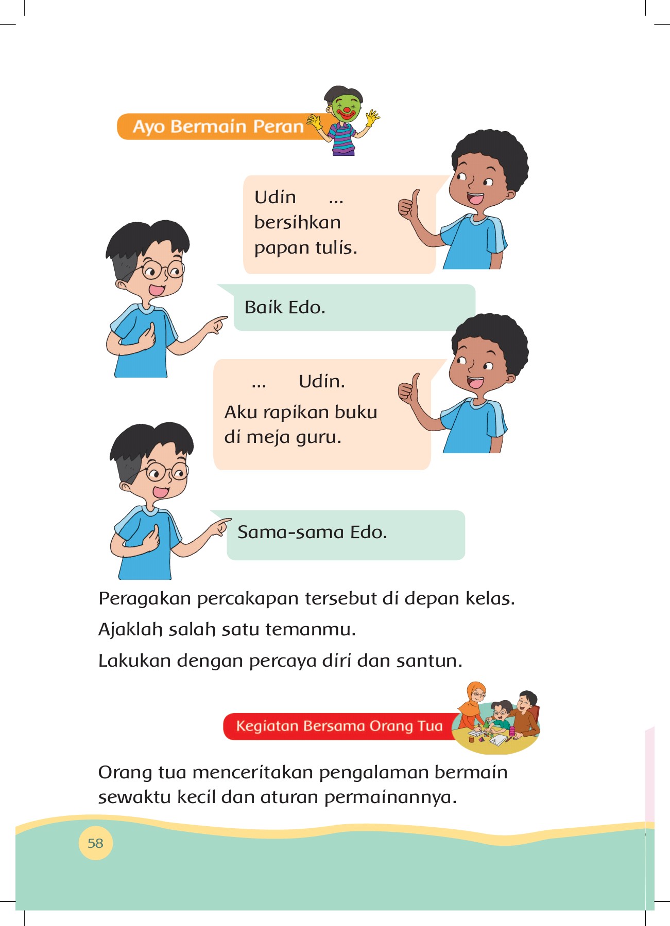 Kelas I Buku Tema 4 BS - Yuni Wianti - Halaman 64 | PDF Online | PubHTML5