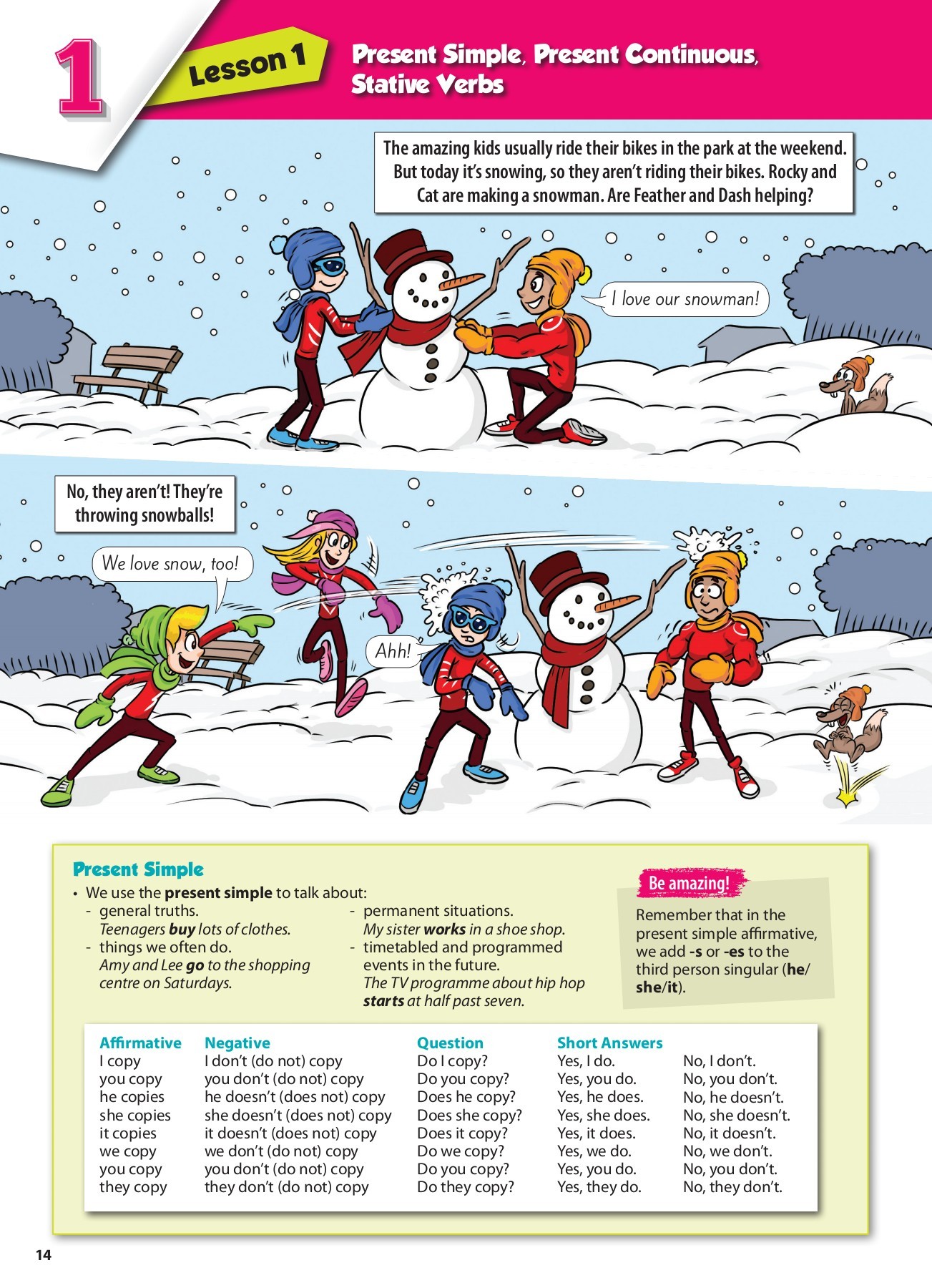 Amazing English_3_Grammar - EUROLIBRA - Page 4 | Flip PDF Online | PubHTML5