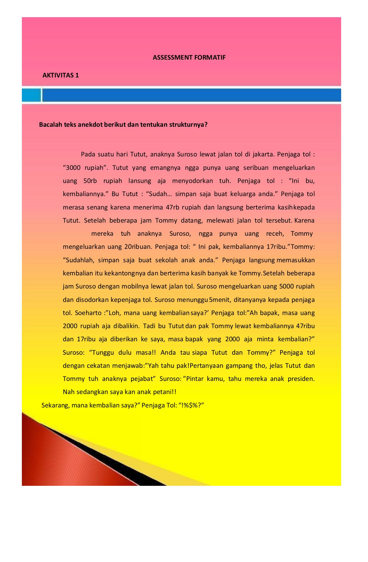 Bahan Ajar Bahasa Indonesia Kelas X - anik irmawanti - Halaman 30 | PDF Online | PubHTML5