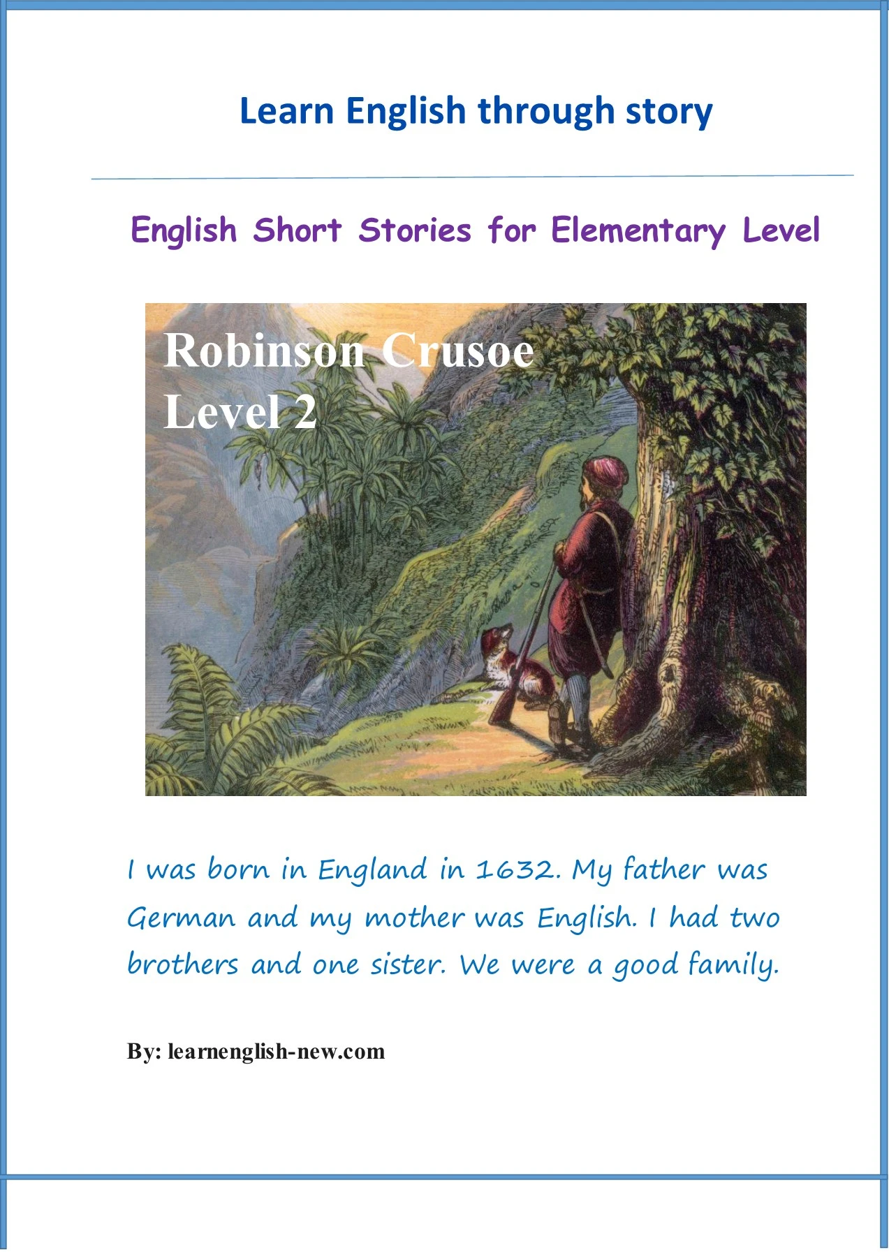Robinson-Crusoe-in-Levels-Elementary-level - Huda Alsalem - Page 1 ...