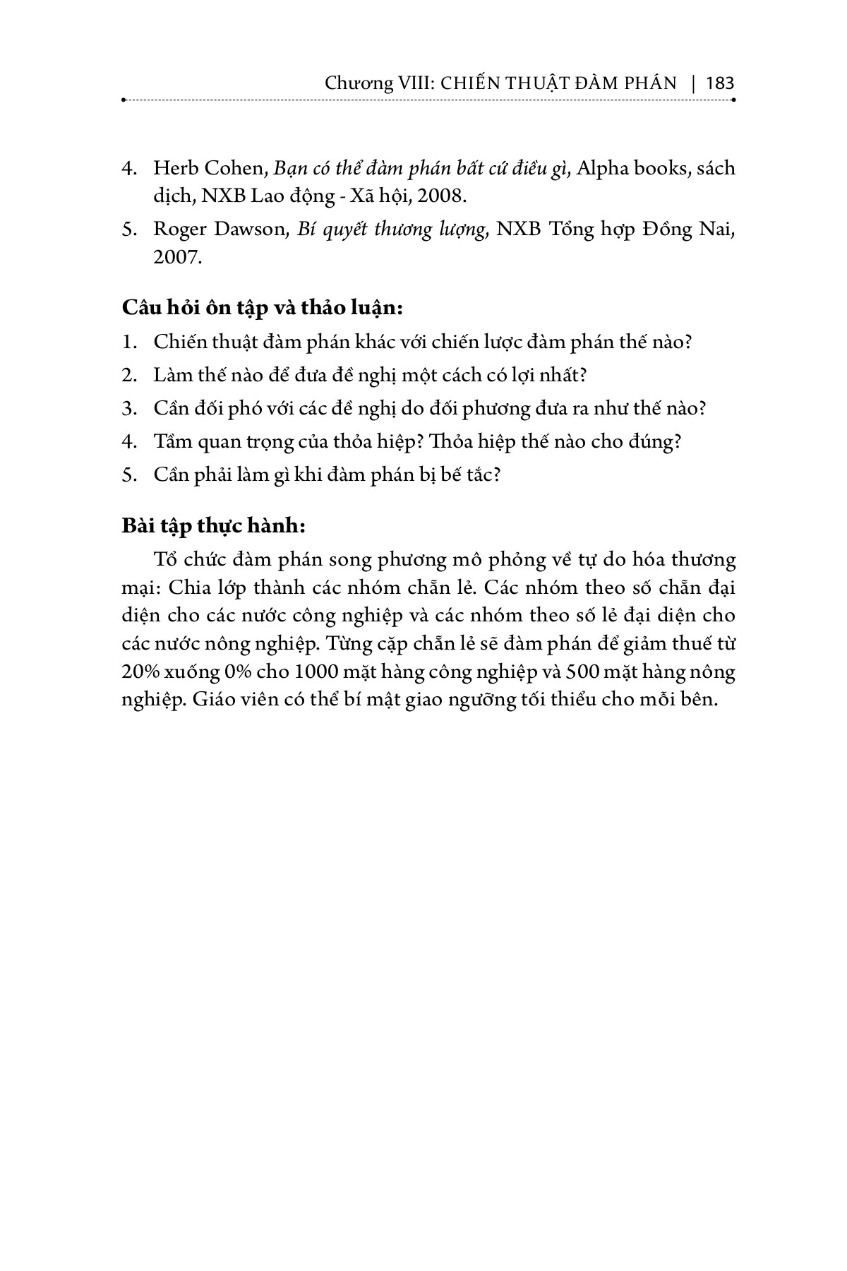 Giao trinh_dam-phan_quoc-te - Sinh Thanh - Ton Sinh Thanh - Trang 183 | PDF lật trang trực tuyến ...