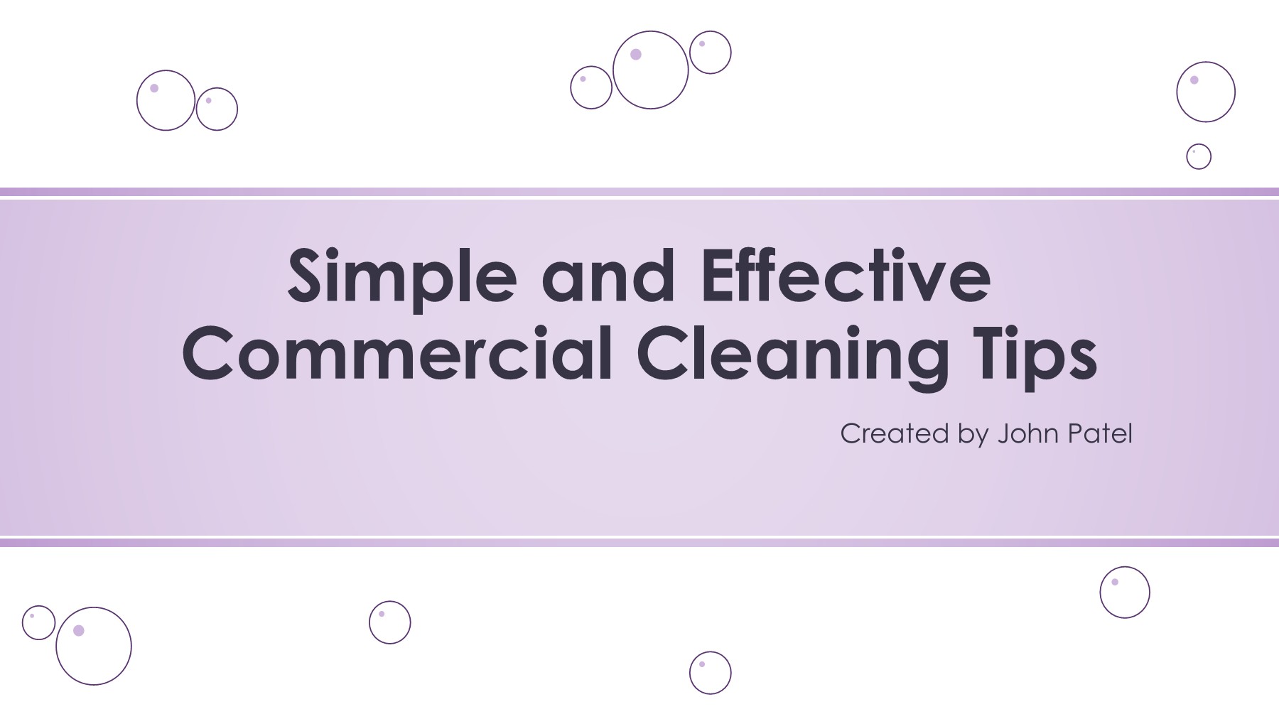 Simple and Effective Commercial Cleaning Tips - Roosevelt Sprinkle ...