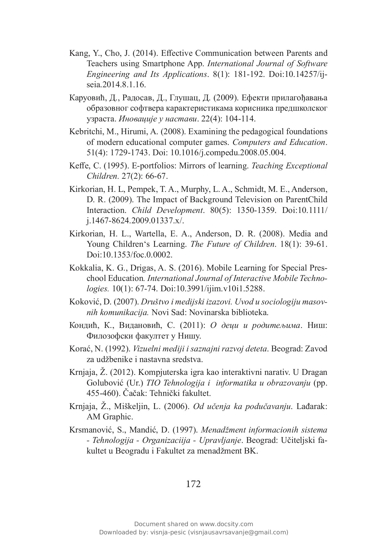 Novi-mediji-u-ranom-detinjstvu - Visnja Pešić - Stranica 173 ...